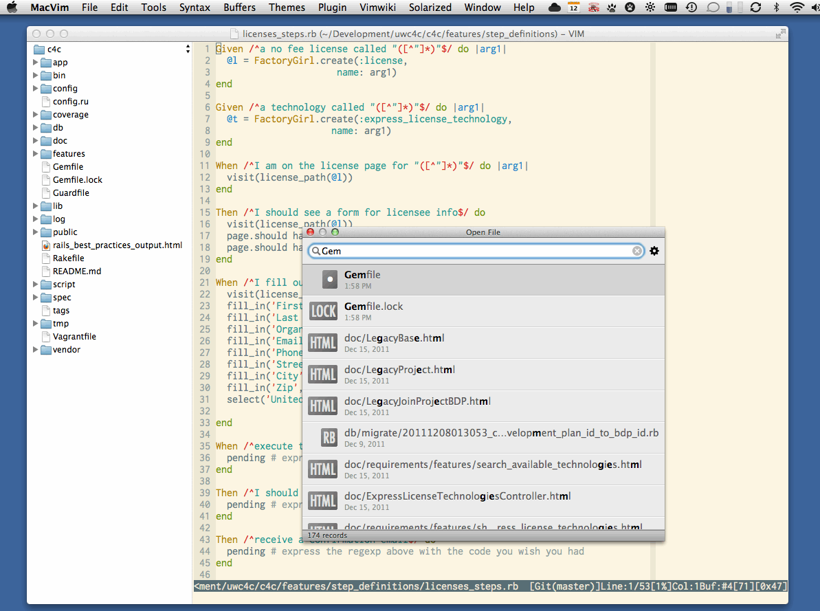 Vim Or Macvim Databaseholoser